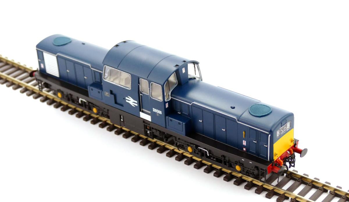 Heljan 1724 Class 17 D8568 BR Blue Small Yellow Panels (Preserved ... Heljan 1724 Class 17 D8568 BR Blue Small Yellow Panels (Preserved ...